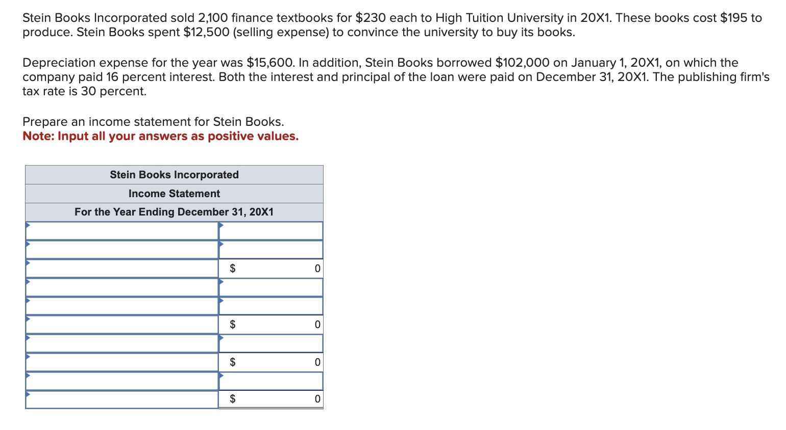 Solved Stein Books Incorporated sold 2,100 ﻿finance | Chegg.com