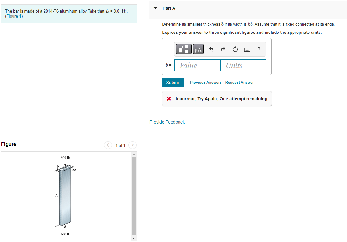 Solved The bar is made of a 2014-T6 aluminum alloy. Take | Chegg.com