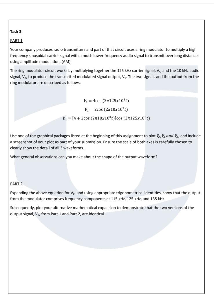 Solved Expanding the above equation for Vo, and using | Chegg.com