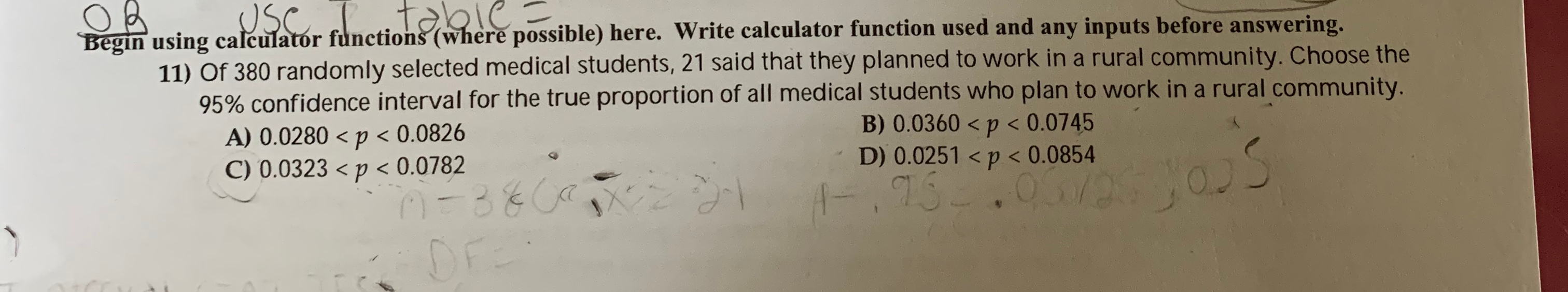 Solved Begin using calculator functions (where possible) | Chegg.com