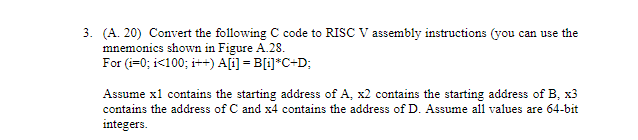 Solved 1. (A.2) Compute the effective CPI for RISC-V using | Chegg.com
