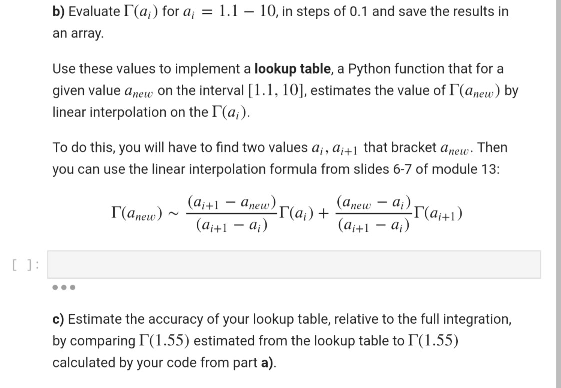 7.1 Consider the gamma function I (a), which is | Chegg.com