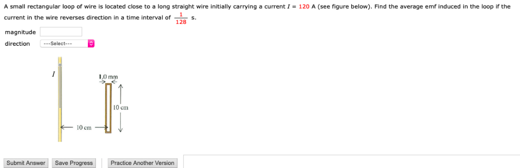 Solved A small rectangular loop of wire is located close to | Chegg.com