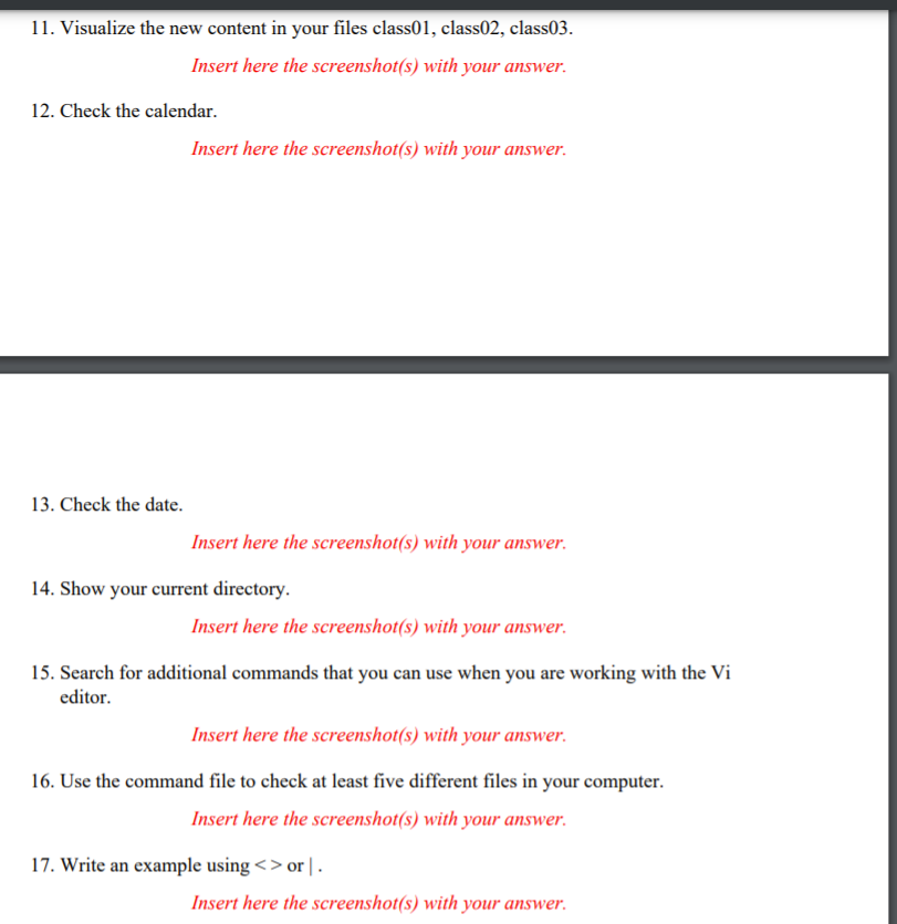 Solved 2. Create the following directories in your computer | Chegg.com