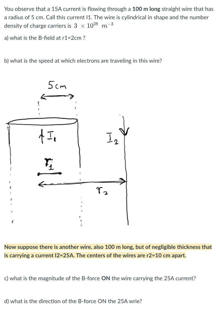 Solved You observe that a 15A current is flowing through a | Chegg.com