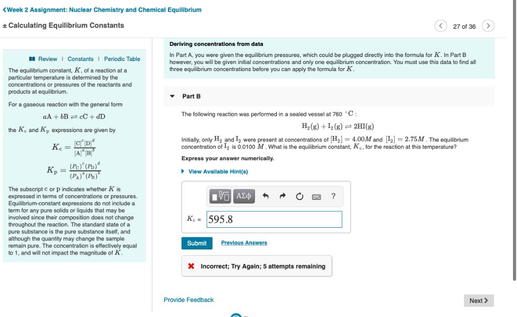 Solved Week 2 Assignment: Nuclear Chemistry and Chemical | Chegg.com