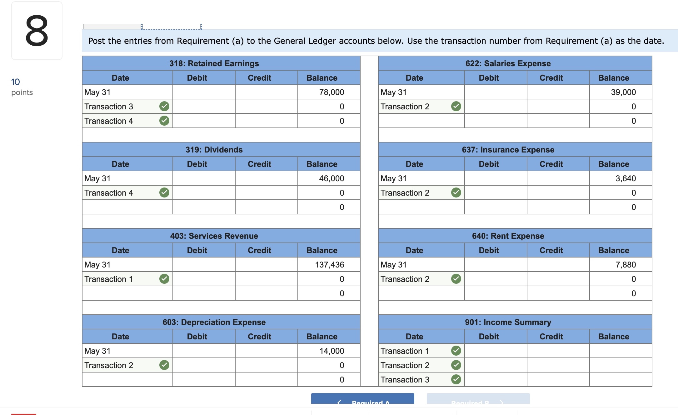 Solved Exercise 3-19 (Algo) Preparing and posting closing | Chegg.com