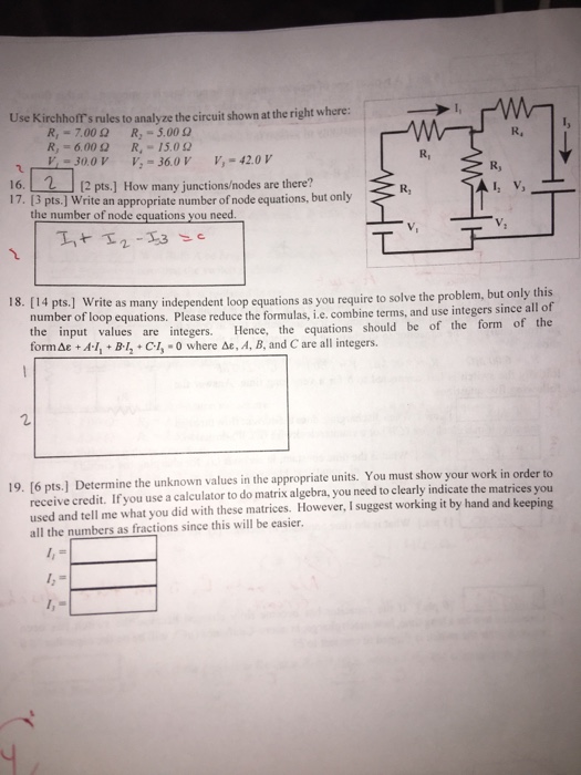 Solved Use Kirchhoff s rules to analyze the circuit shown at | Chegg.com