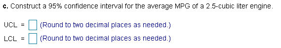 Solved How do you find UCL and LCL using excel? I've used | Chegg.com
