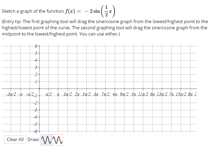 Solved Sketch a graph of the function f(x) = – 2 sin 2 | Chegg.com