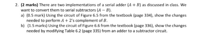 Solved 2. (2 marks) There are two implementations of a | Chegg.com