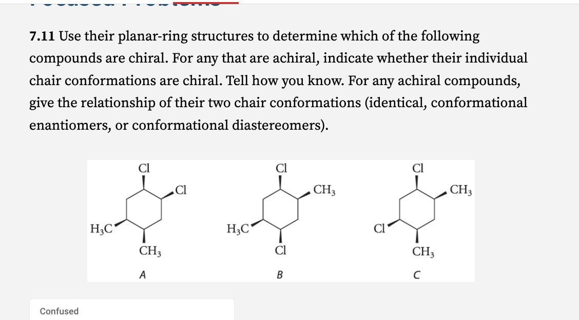 Solved 7.11 Use planar-ring structures to determine which of | Chegg.com
