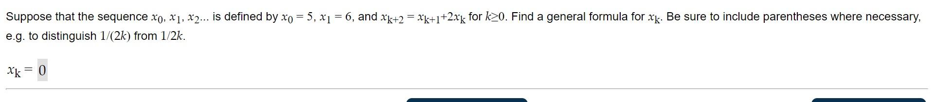 Solved Suppose that the sequence x0,x1,x2… is defined by | Chegg.com