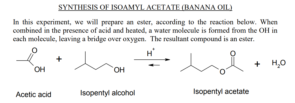 Solved DRAW the mechanism Diagram for SYNTHESIS OF ISOAMYL | Chegg.com