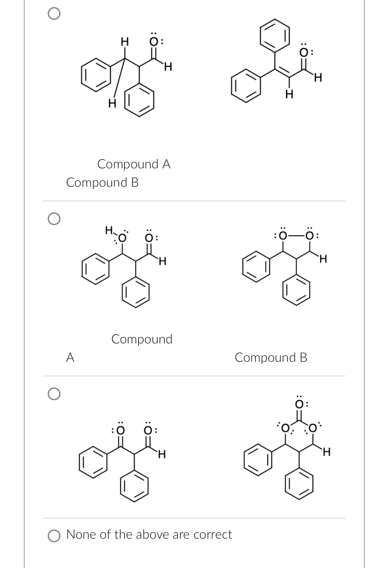 Solved Consider the following reactions: Compound A Compound | Chegg.com