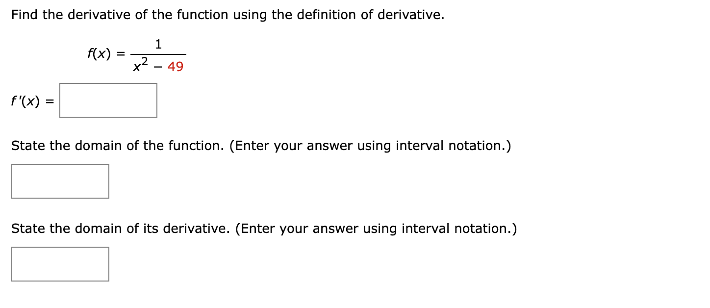 Solved Tutorial Exercise Find the derivative of the function | Chegg.com