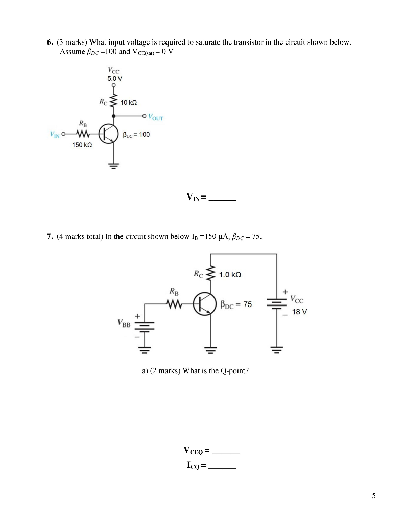 Solved TECH 150 ELECTRONIC DEVICES AND CIRCUITS ASSIGNMENT 2 | Chegg.com