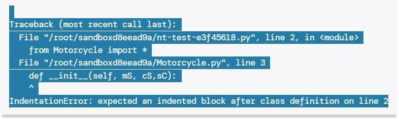 Solved Motorcycle.py MyMotorcycleClassP... ∣ Vehicle.py 1 | Chegg.com