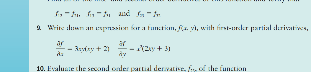 Solved f12 = £21, f13 = f31 and f23 = f32 9. Write down an | Chegg.com