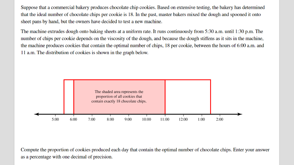Solved Suppose that a commercial bakery produces chocolate | Chegg.com