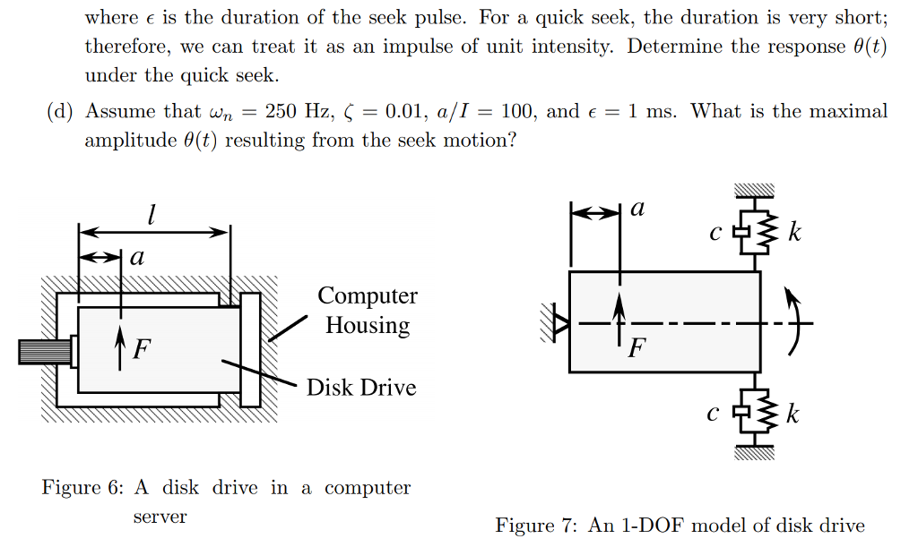 Solved 5. Consider a disk drive installed in a computer | Chegg.com