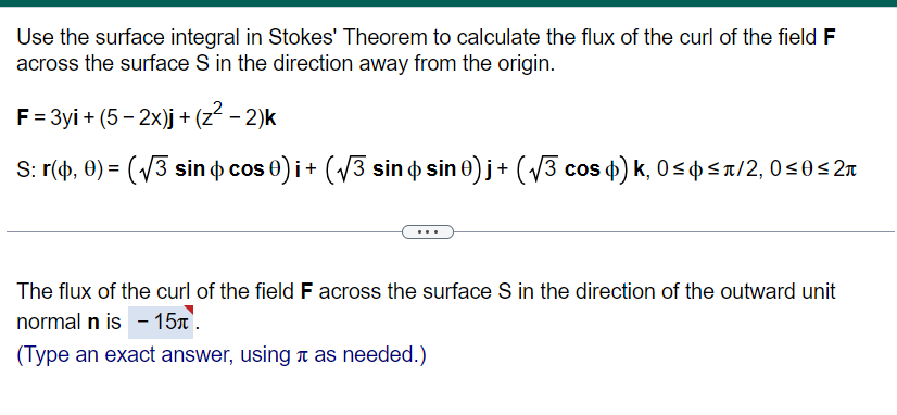 Solved Use the surface integral in Stokes' Theorem to | Chegg.com
