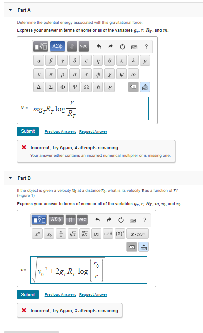 Solved Constants In terms of polar coordinates, the force | Chegg.com