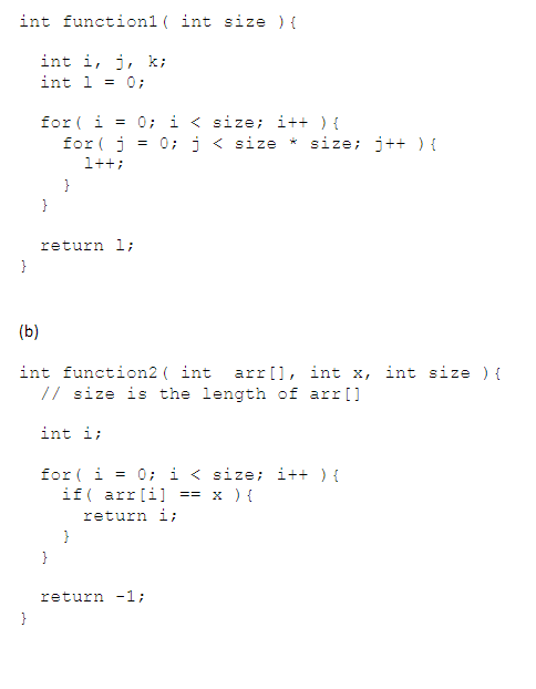 Solved How Much Time Does The Following Algorithms Require 2077