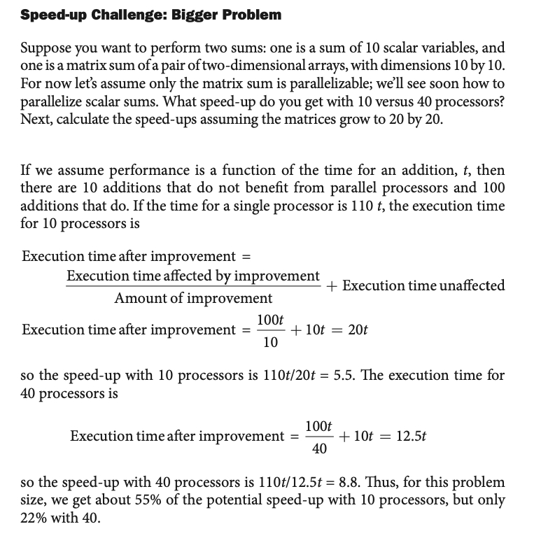 Solved Speed-up Challenge: Bigger Problem Suppose you want | Chegg.com