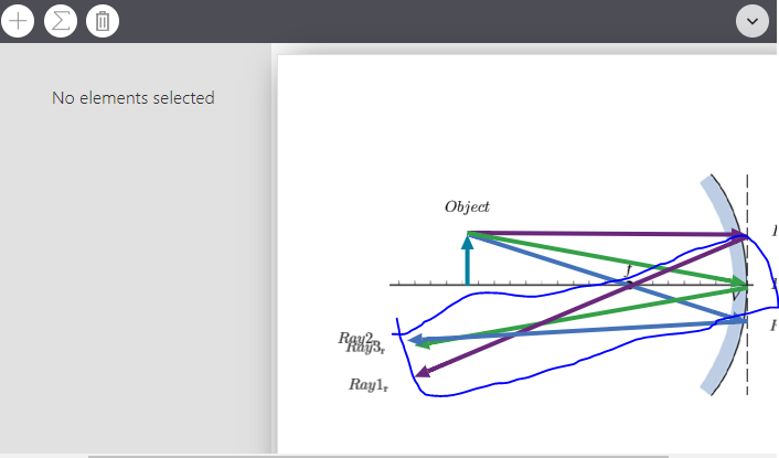 Solved Now draw the reflected segments of the three special | Chegg.com