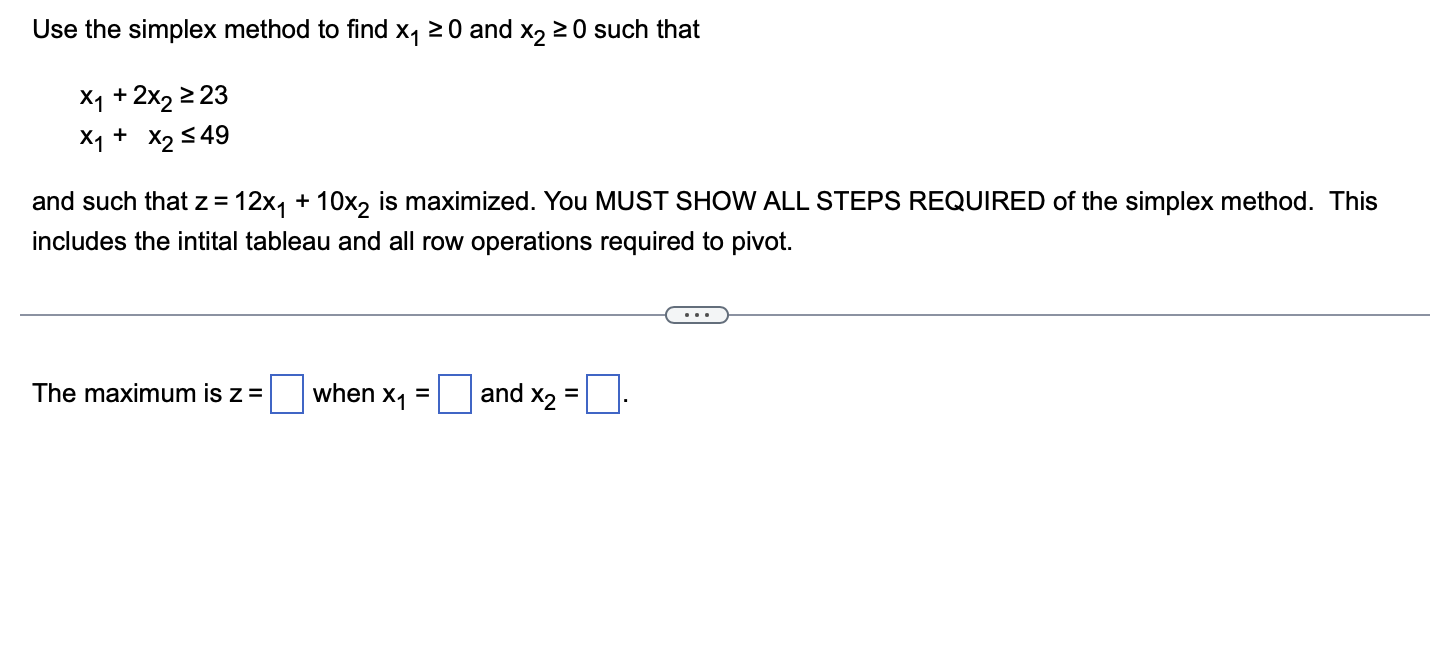 Solved Consider the problem to the right. (a) Restate the | Chegg.com