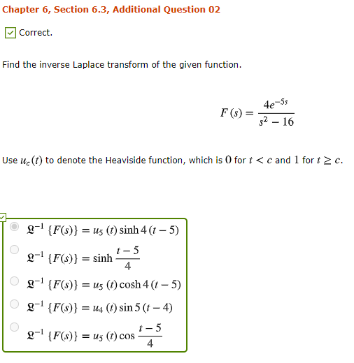 Solved Chapter 6, Section 6.3, Additional Question 02 | Chegg.com