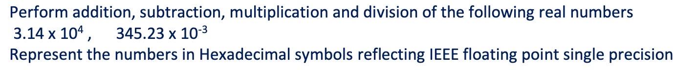 Solved Perform addition, subtraction, multiplication and | Chegg.com