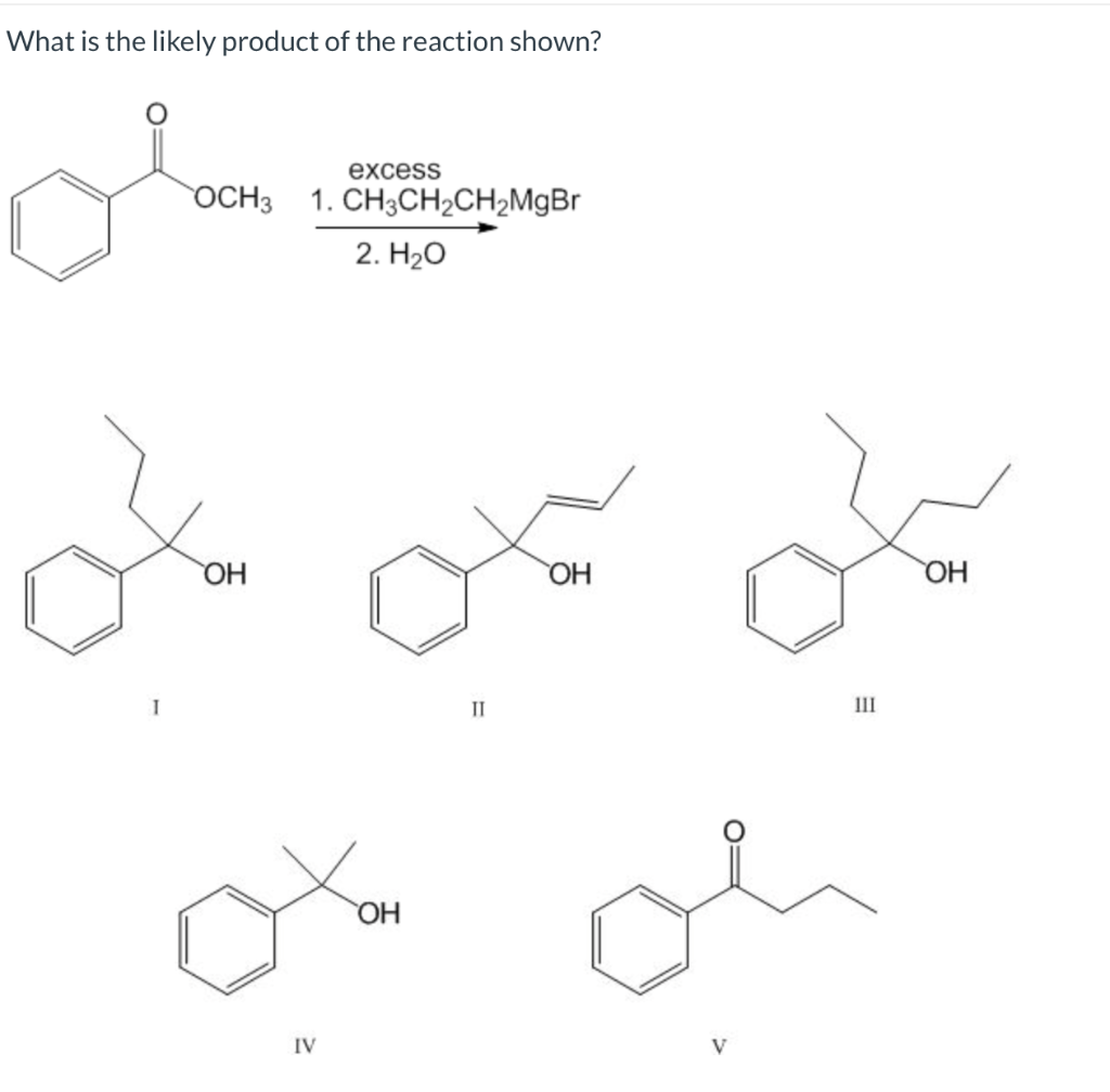 Solved What is the likely product of the reaction shown? | Chegg.com