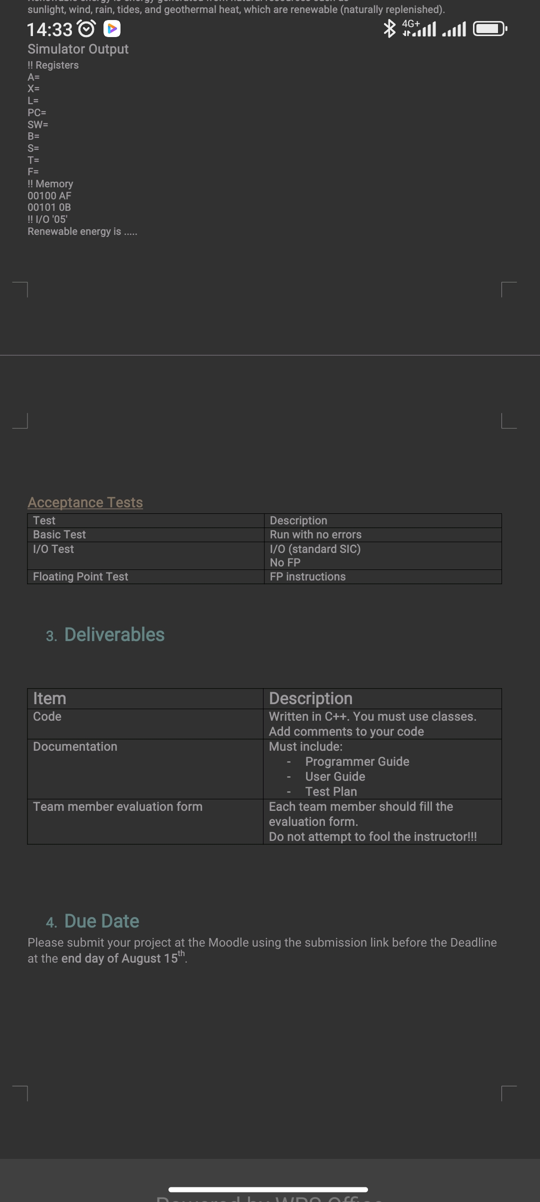 Solved \\( \\leftarrow \\) SIC_XE Simulator Proj... Q SIC/XE | Chegg.com