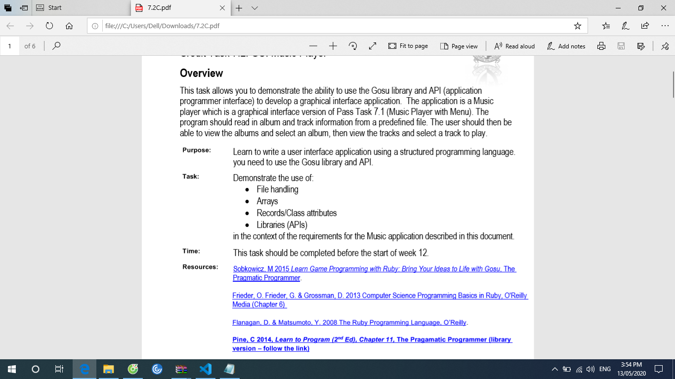Solved Hello, I need your help with this Ruby program. Here | Chegg.com