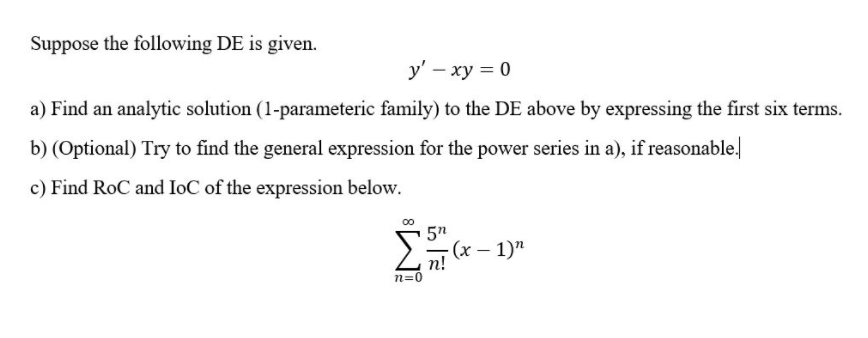 Solved Question: analytic method - using power | Chegg.com