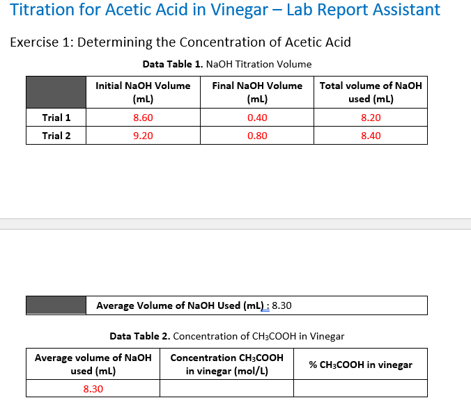 Solved Given the information in table 1, How do I solve for | Chegg.com