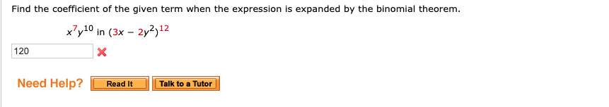 Solved Find the coefficient of the given term when the | Chegg.com