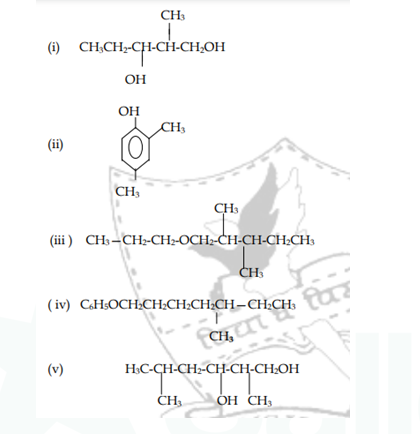 Solved CH (i) CH-CH2-CH-CH-CH2OH ΟΗ ΟΗ CH , (ii) CH (iii) | Chegg.com