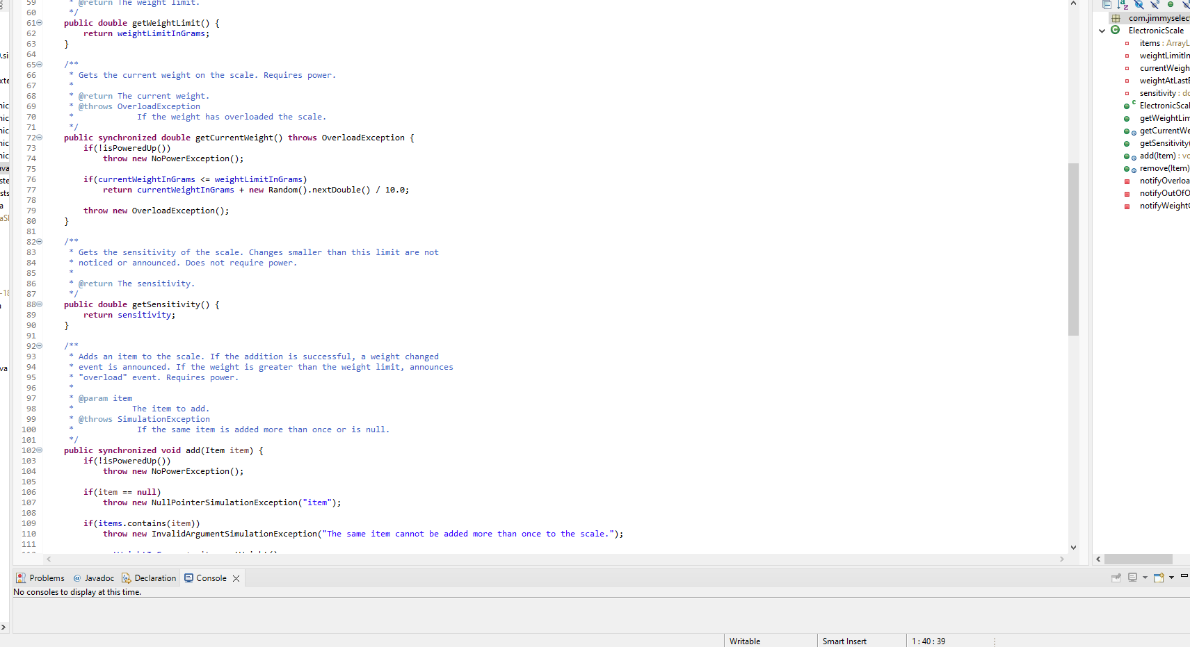 Please Use Junit4 To Test The Below Class And Its 
