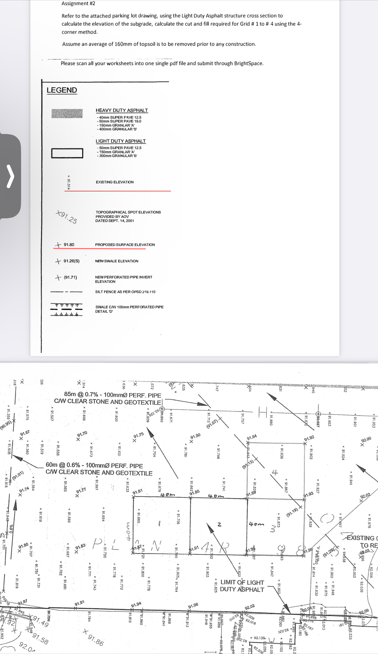 Solved Assignment \#2 Refer to the attached parking lot | Chegg.com