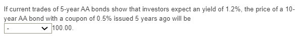 Solved If current trades of 5 -year AA bonds show that | Chegg.com