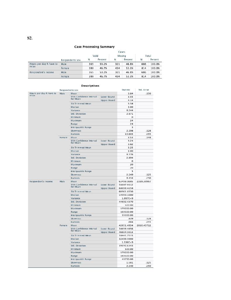 Solved S2. Using the Explore procedure, separate the | Chegg.com