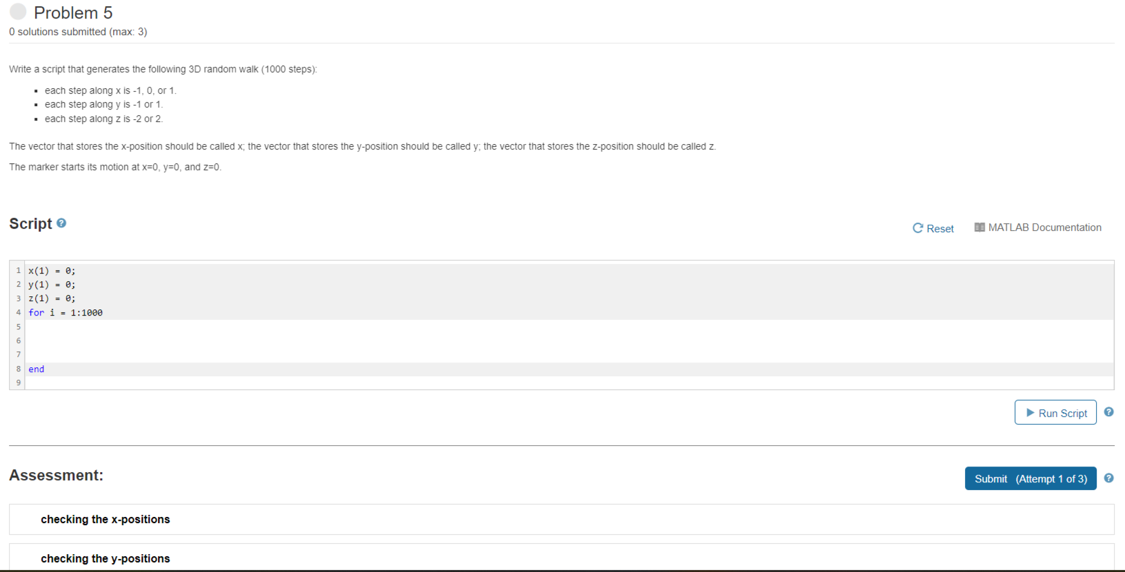 Solved Problem 5 O solutions submitted (max: 3) Write a | Chegg.com