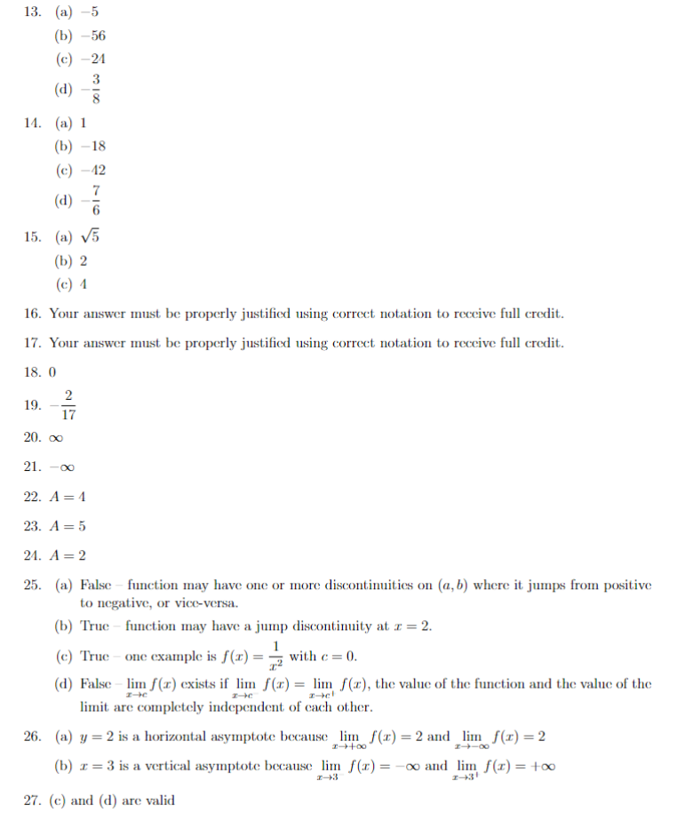 Solved 25. Mark each statement below as True or False. | Chegg.com