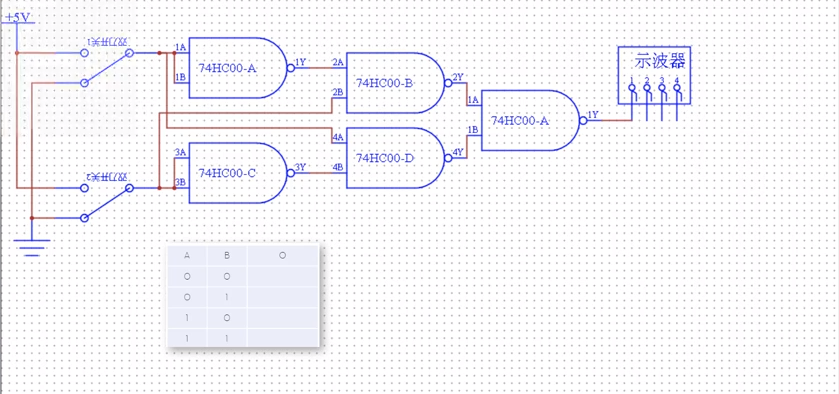 Solved Exclusive OR o Using an oscilloscope instead of the | Chegg.com