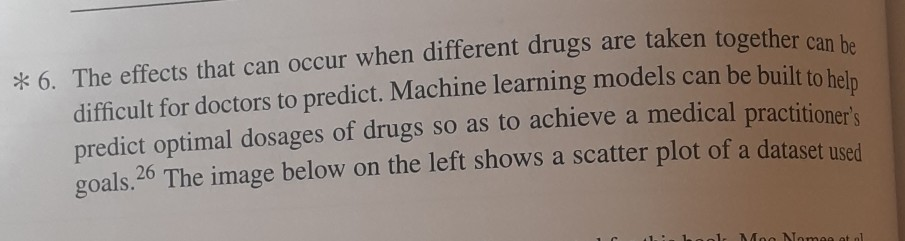 * 6. The effects that can occur when different drugs | Chegg.com