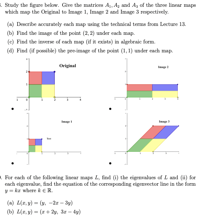 Solved Study the figure below. Give the matrices A1,A2 and | Chegg.com