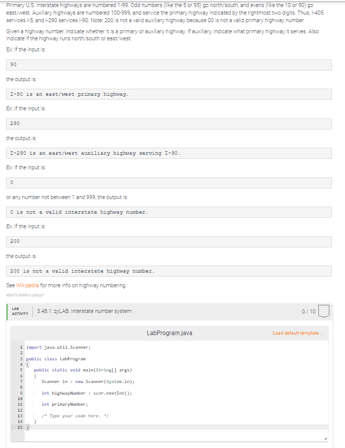 Solved Primary U.S. interstate highways are numbered 1-99. | Chegg.com